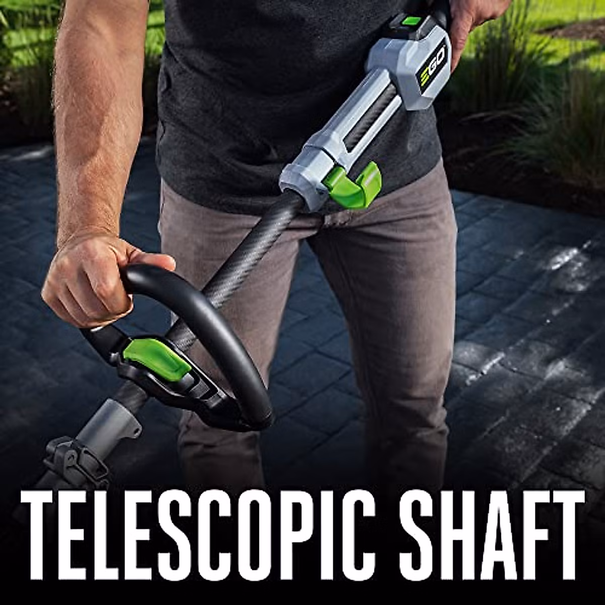 EGO Power+ ST1620T 16-Inch LINE IQ String Trimmer with POWERLOAD Technology, Battery and Charger Not Included, Black