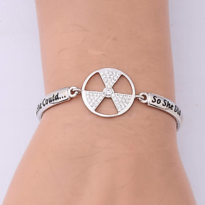 MAOFAED X-Ray Tech Gift Radiographer Gift She believed She Could So She Did Radiology Technologist Gift Radiologist Gift Radiology Graduation Gift Future X-Ray Tech Gift (she believed x ray silver)