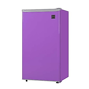 RCA RFR321-PURPLE 3.2 Cu Ft Compact Fridge, Mini Refrigerator, Purple