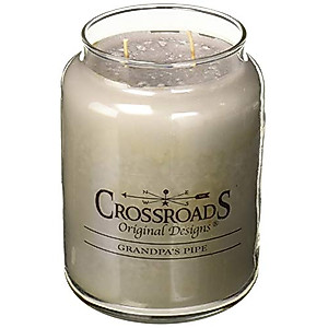 Crossroads Grandpa's Pipe Scented 2-Wick Candle, 26 Ounce