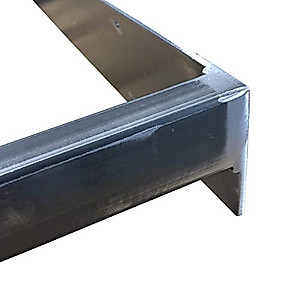 Tapered Metal Table Legs - Rustic Industrial Finish