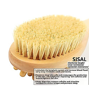 Shower Brush with Soft and Stiff Bristles Bath Dual Sided Long Handle Back Scrubber Body Exfoliator for Wet Or Dry Brushing My First Valentines Day Baby Boy Outfit