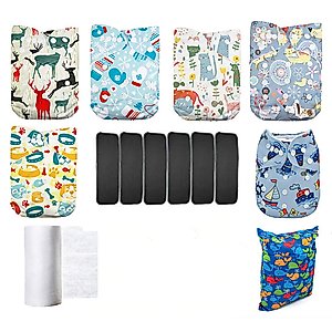 LilBit Baby Reusable Pocket Cloth Diapers (YMXTZZH08)