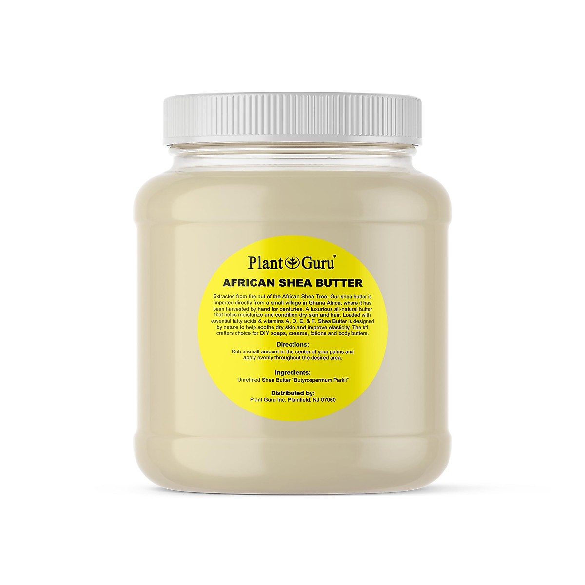 Raw African Shea Butter 3 lbs. Bulk 100% Pure Natural Unrefined IVORY Grade A - Ideal Moisturizer For Dry Skin, Body, Face And Hair Growth. Great For DIY Soap and Lip balm Making.