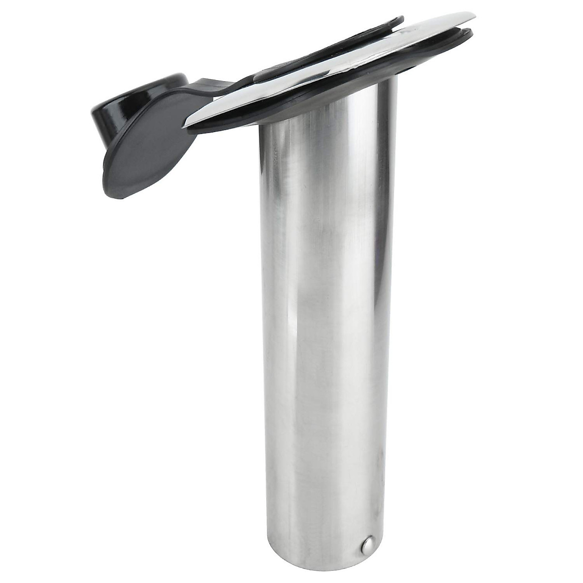 Amarine Made 4 Pack of Stainless Steel Rod Holders Rubber with Cap, Liner, Gasket (30 Degree Rod Holders)