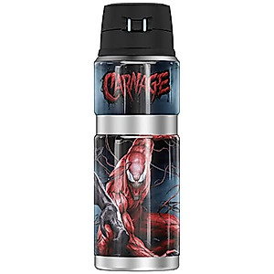 Venom Venom And Carnage THERMOS STAINLESS KING Stainless Steel Drink Bottle, Vacuum insulated & Double Wall, 24oz