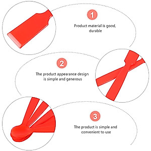 Scicalife 15pcs Plastic Lab Spoon Spatula Micro Double Ended Long Laboratory Sampling Spoon Mixing Spatula for Medicine Powders Gel Cap Filler Capsule Filler 210mm