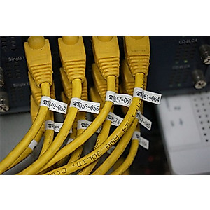 NEOUZA Compatible with Brother ptouch Label Tape Laminated Tze Tz FX231 Cartridge Label 12mmx8m TZeFx231 Flexible Cable Wire Black on White (5)