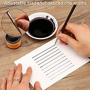 LOONENG Ruling Pen for Masking Fluid, Designed for Cartography, Calligraphy, Fine Line Drawing and Technical Drawings, Suitable for Use with Masking Fluid, Drawing Ink, Indian Ink and Gouache