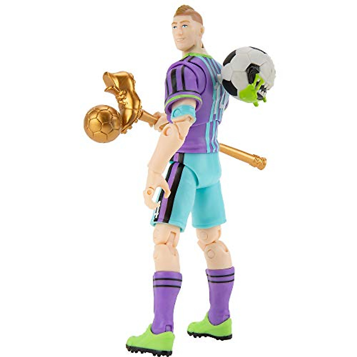 FORTNITE Legendary Series, Aerial Threat, 1 Figure Pack - 6” Articulated Action Figure - Includes Harvesting Tool, 3 Weapons, 1 Back Bling, 3 Interchangeable Heads - Collect Them All
