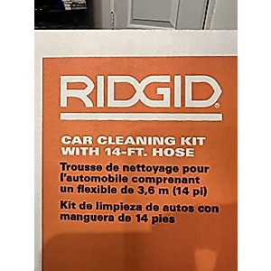 RIDGID 1-1/4 in. Car Cleaning Accessory Kit with 14-Ft Hose Wet/Dry Shop Vac