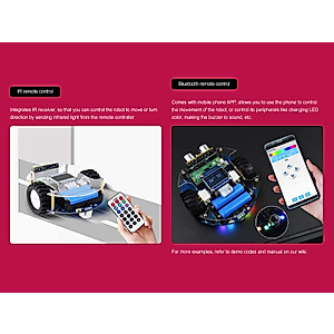 Waveshare PicoGo Mobile Robot - Raspberry Pi Pico Based, Self Driving, Remote Control, Unassembled