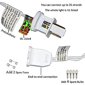 8.5Ft Palm Tree String Lights Outdoor, Waterproof Patio Palm Tree Lights String with 10 Mini Incandescent Lights, Summer Beach Theme String Lights for Indoor Bedroom Christmas Party Decor, White Wire