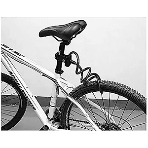 VIGAT Steel Cable Lock Mountain Bike Bicycle Lock Anti-Theft Key Lock Riding Equipment Cycling Accessories, Black