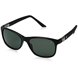 TAG Heuer 66 9382 301 541703 Oval Sunglasses, Black, 54 mm