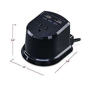 CyberPower CSP105U Professional Dual USB Power Station,Black