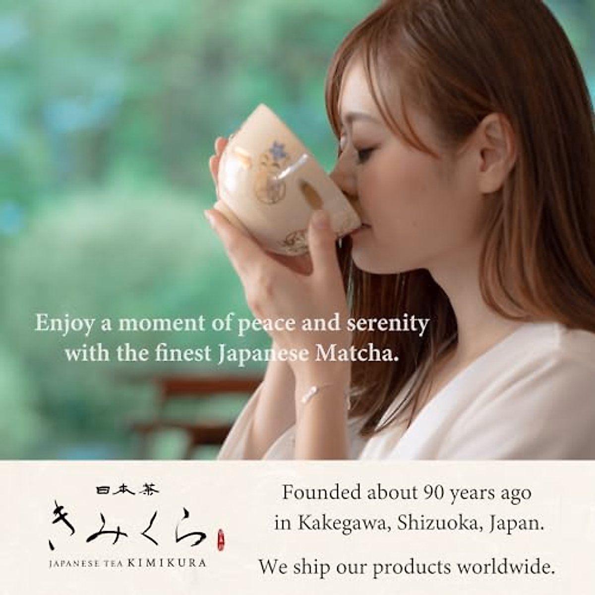 ORGANIC CEREMONIAL Matcha Green Tea Powder from Kagoshima JAPAN | Japanese Tea KIMIKURA | Matcha KIMIKURA (Organic Ceremonial Matcha)