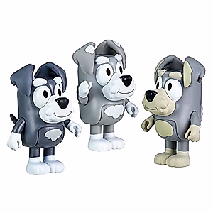 Bluey Figure School Friends Theme Pack: The Terriers, 2.5 inch Figures with Accessories