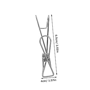 ABOOFAN 48 Pcs Golden Hook Over Door Hanger Towel Racks Bathroom Rack Towel Hanger for Bathroom Tail Wire Over Door Towel Rack Bathroom Towel Rack On The Door Towel Clip Stainless Steel