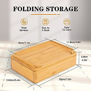 Viking Factory Rolling Tray Stash Box with Magnetic Suction - Plenty of Storage Space to Organise Herbal Accessories is Organised Neatly in Each Compartment