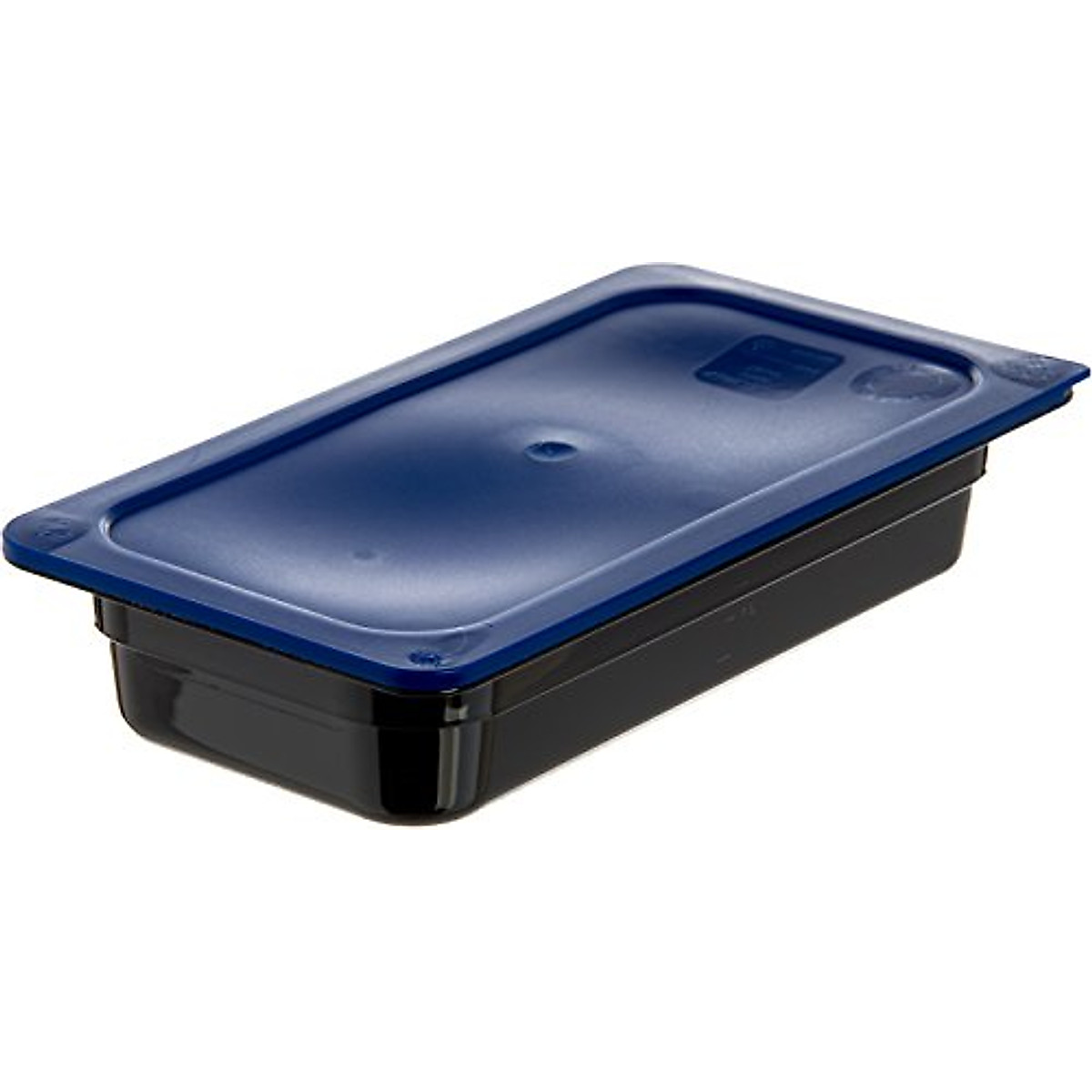 Carlisle FoodService Products 3058060 Smart Lids Third Size Polyethylene Lid, Dark Blue (Pack of 2)
