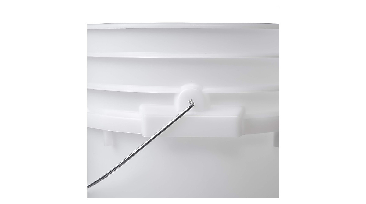 Letica 7 Gallon HDPE Bucket 6 Pack - Durable & Versatile