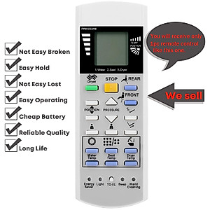 Replacement Remote Control for TOTO Washlet Neorest Bidet Toilet Seat 500 MS950CG THU9018 MS950 MS950C S400 THU9179 SW563 SW564 600 MS990CGR MS990CG