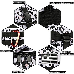 W WINTMING 70L Hiking Backpack Lightweight Camping Backpack Molle Backpack for Backpacking Treeking Climbing Outdoor - Frameless (Leopard Camo)