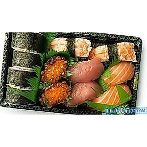 JapanBargain 2052, 200pcs Sushi Grass Baran Garnish Sashimi Divider Bento Box Food Divider Decoration Sushi Baran, Made in Japan
