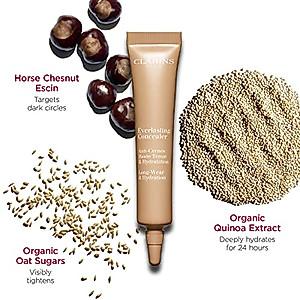 Clarins Everlasting Concealer | Full Coverage, Crease-Free Formula Conceals Dark Circles and Imperfections | Long-Wearing, Matte Finish | Transfer-Proof, Sweat-Proof and Smudge-Proof | 0.4 Ounces