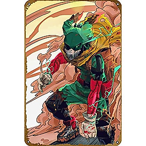 Deku Bakugo Todoroki Hero Anime Poster Comics Vintage Classic Tin Metal Sign Plaque 8x12 Inch