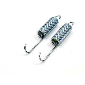 KUANYUOO 4-5/8" Replacement Recliner Sofa Chair Mechanism Tension Steel Spring 2Pcs - Long Neck Hook Style