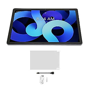 FOLOSAFENAR Smart Tablet, 8 Core 2560X1600 Resolution WiFi Tablet Powerful Chipset 10.36 Inch for Video for Working (Gray)