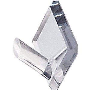 CRL Acrylic Mirrored Single Robe Hook
