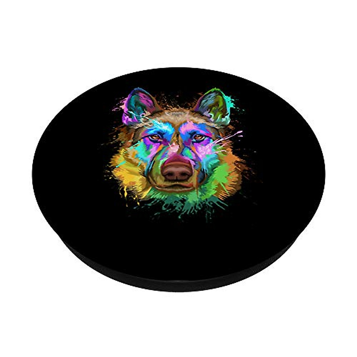 Splash Art German Shepherd Dog PopSockets PopGrip: Swappable Grip for Phones & Tablets