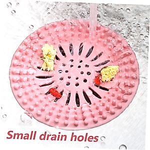 Homoyoyo Kitchen Sink 4pcs Flat Cover Silicone Catchers Strainers Kit Kitchen Stoppers Bath Sink Drain Hair Shower Plugs