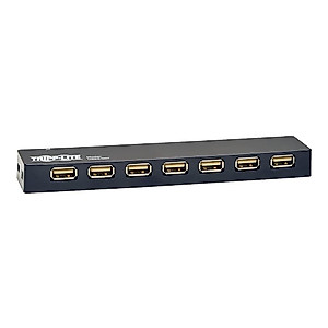TRIPP LITE 7-Port USB 2.0 Mobile Hi-Speed Hub Notebook Laptop (U223-007),Black