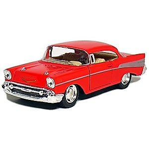KiNSMART 5" 1957 Chevy Bel Air Coupe 1:40 Scale (Red)