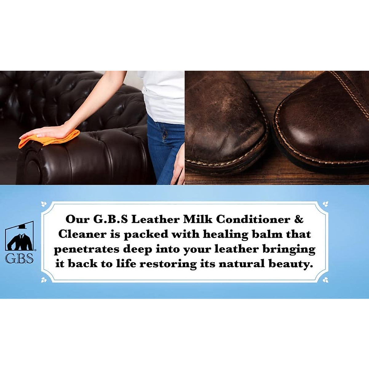 G.B.S Leather Milk Conditioner & Cleaner