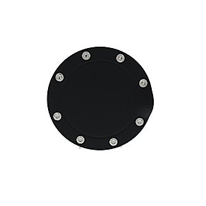 Bully BBS-2331 Black Bull Series Stainless Steel Universal Fit Truck Stick On Gas Door Cover for Trucks from Chevy (Chevrolet), Ford, Toyota, GMC, Dodge RAM, Jeep