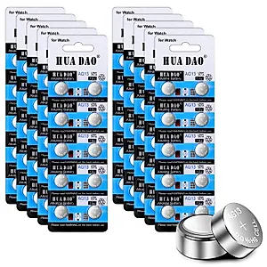 100 Pack AG13 LR44 Lr 44b l1154c SR44 Alkaline Batteries A76 357 303 1154 1.5 Volt Batteries Button Coin Cell Battery