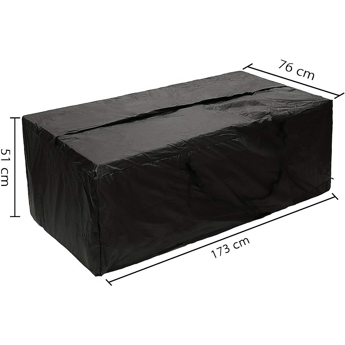 Patio Cushion Storage Bag 68” L x 30” W x 20” H, Waterproof Outdoor Cushion Furniture Storage Bag, Patio Cushion Cover Bag with Handle and Zipper, Extra Large Christmas Tree Storage Bag for Home