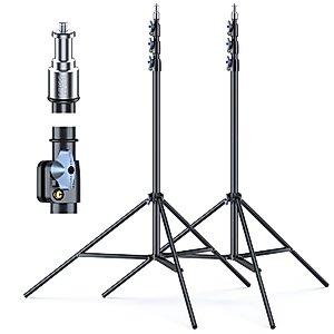 LINCO Lincostore Zenith 9 feet/288 cm Photo Studio Light Stands Set of Two for HTC Vive VR, Video, Portrait, and Product Photography