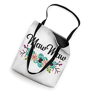 MawMaw Gifts From Grandkids Floral Personalized Name Gift Tote Bag