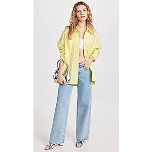 STAUD Women's Payton Top, Sunray, Yellow, M