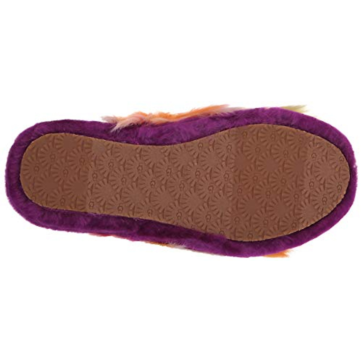 UGG girls K Fluff Yeah Slide Tie Dye Slipper, Berrylicious, 6 Big Kid US