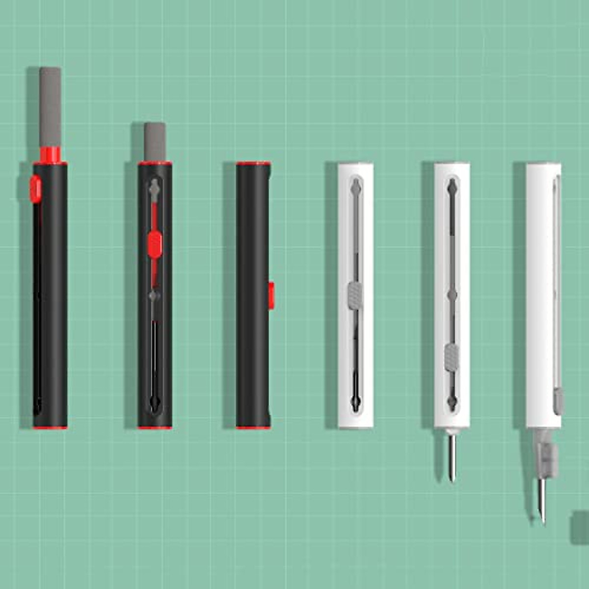 Cleaner Kit for Airpods, Cleaning Pen for airpods pro, Earbud Cleaning Tool, Electronics Cleaner kit for Bluetooth Earphones Case, Earbuds, in-Ear Headphones, Phone, Camera.