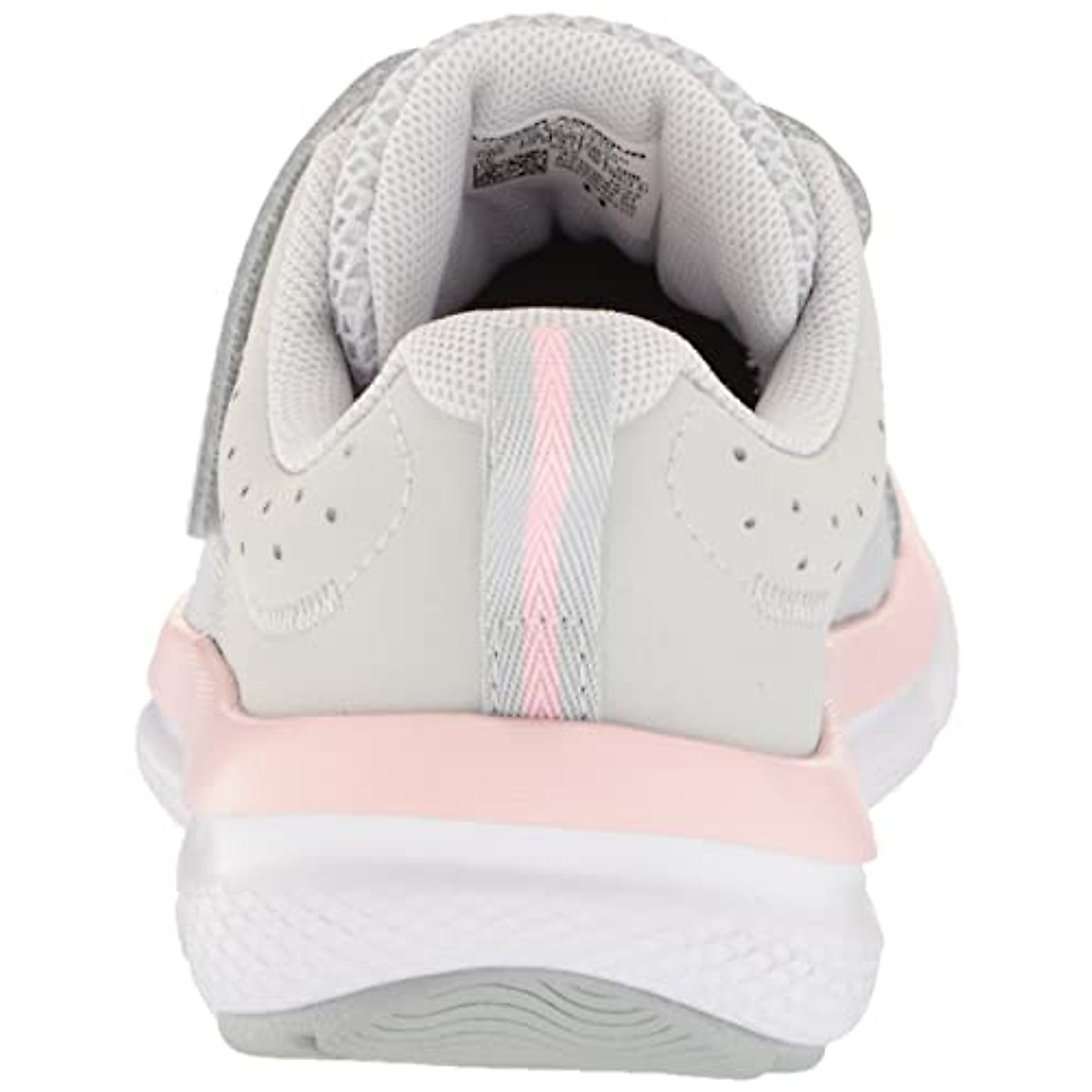 Under Armour Girls' Pre School Assert 10 Alternate Closure, (100) Halo Gray/Pink Sugar/Iridescent, 2, US