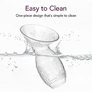 Momlist Silicone Manual Breast Pump for Breastfeeding Moms to Collect Breast Milk| Pumping and Nursing| Portable Breastmilk Catcher