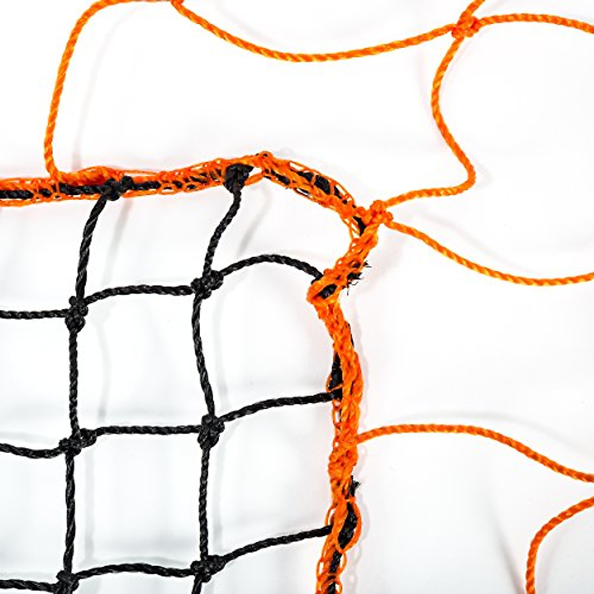 Franklin Sports Soccer Rebounder Replacement Net - Replacement Bounce Back Net for Soccer Rebounders + Trainers - Bungee Cords Included - 4' x 6' Foot Net, Orange